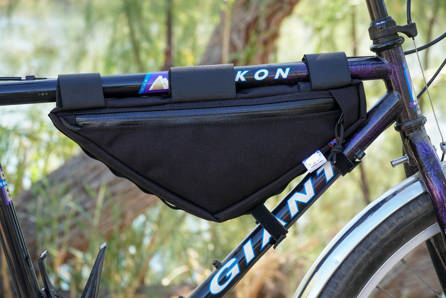 Wedgie Frame Bag – Blue Dingo Bagwerks